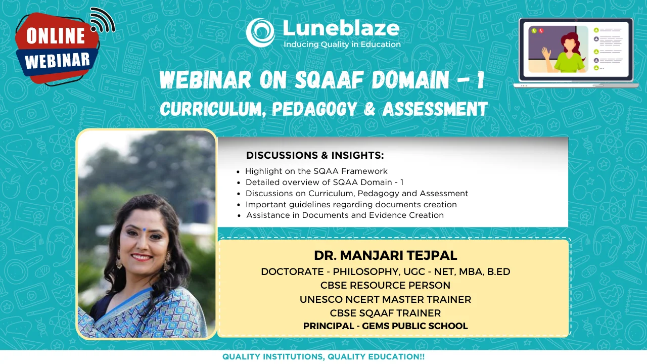 SQAAF Domain 1: Curriculum, Pedagogy and Assessment